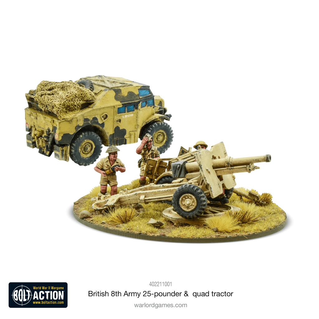 Bolt Action British Army 3'' Mortar Team