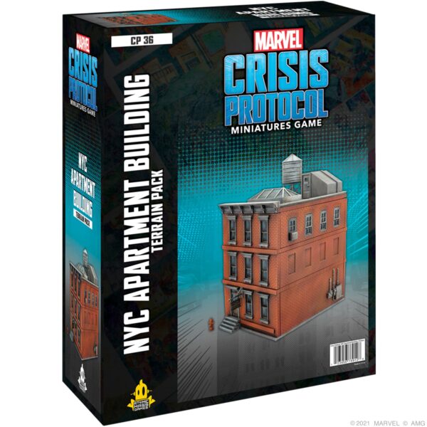Marvel Crisis Protocol NYC Apartment Building Terrain Pack